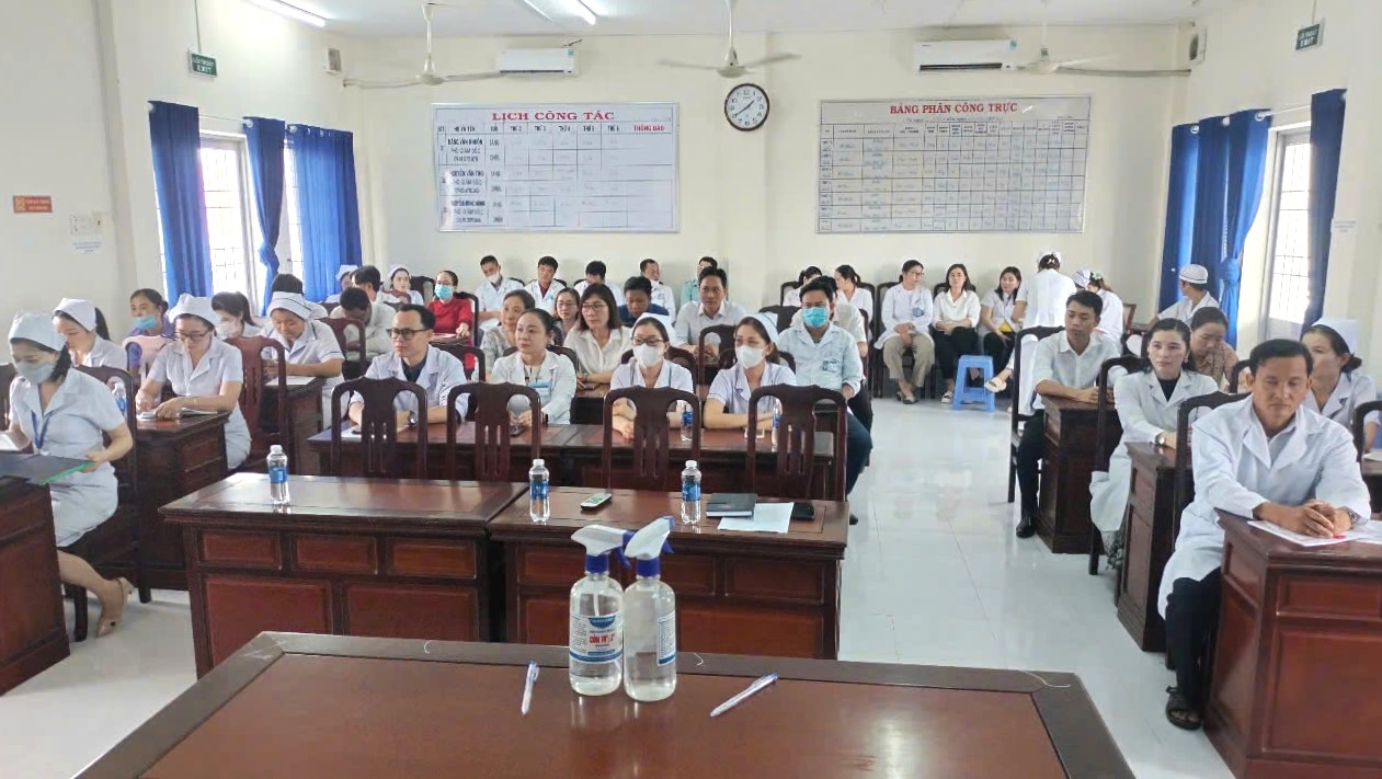 Trung tâm y tế huyện Đông Hải tổ chức Lễ phát động Chiến dịch vệ sinh tay năm 2025